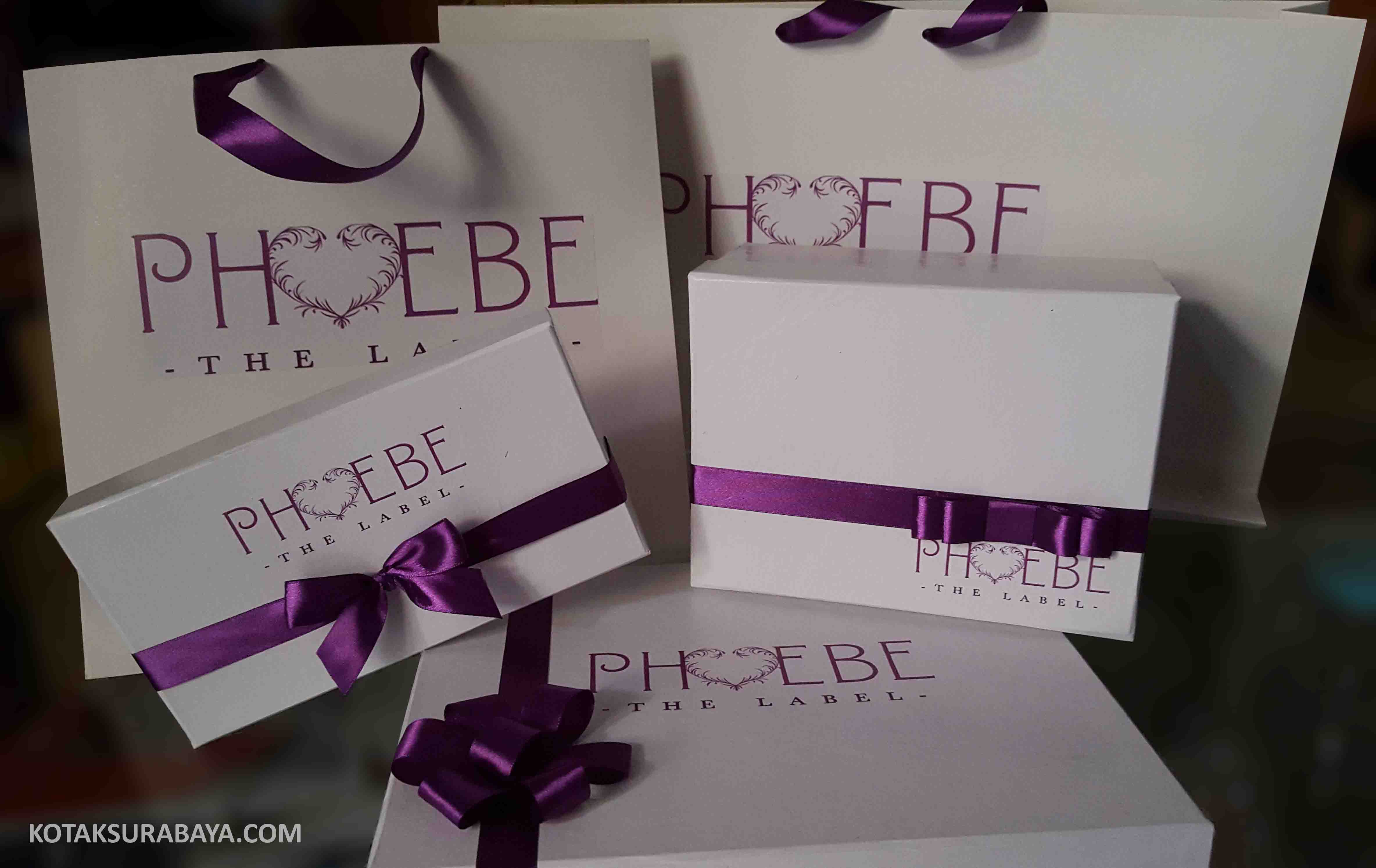 Packaging Phoebe The Label | kotaksurabaya
