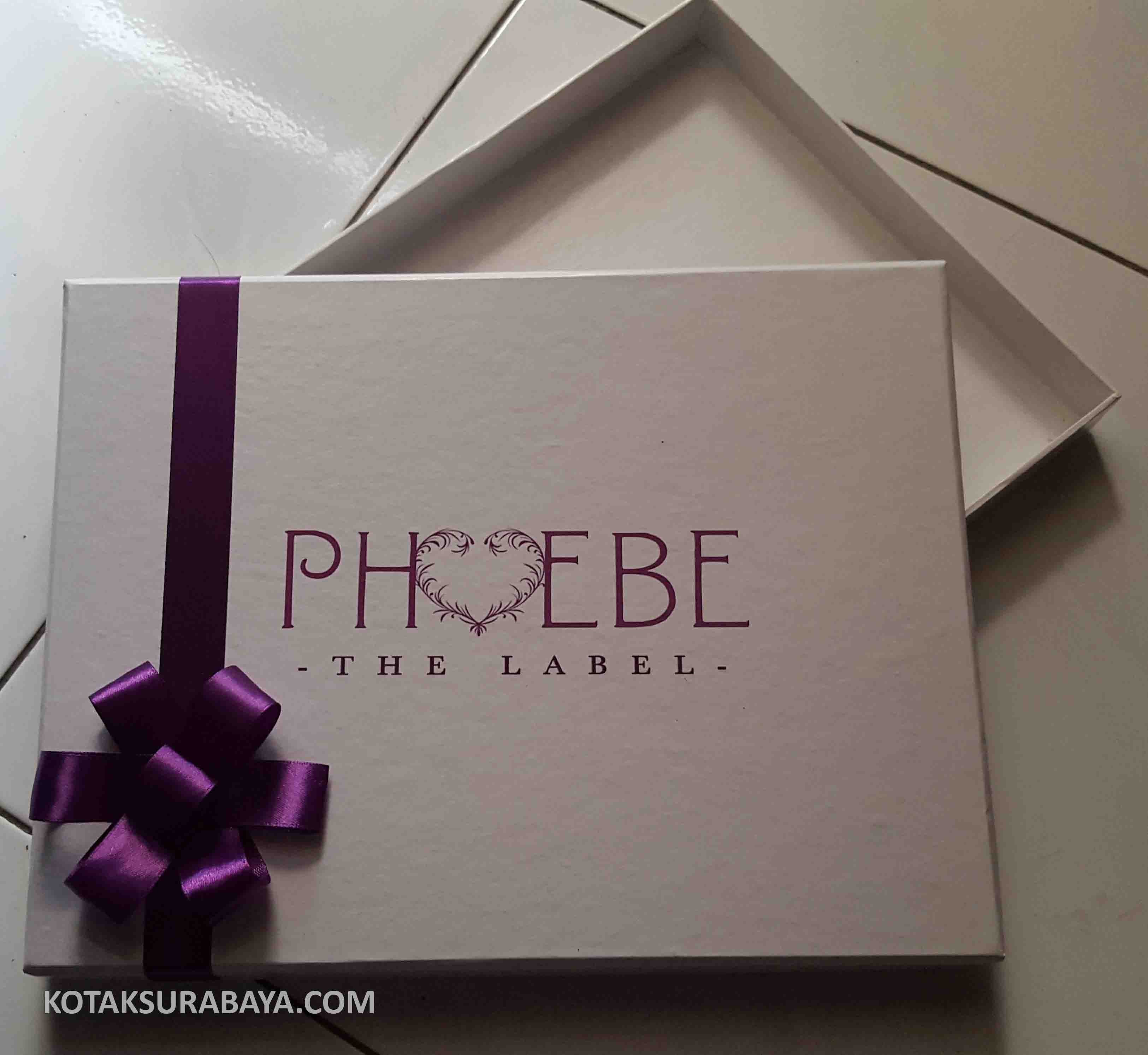 Packaging Phoebe The Label | kotaksurabaya